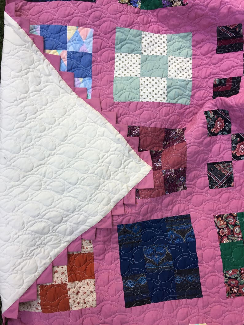 Beautiful Piecework Family Quilt - Etsy
