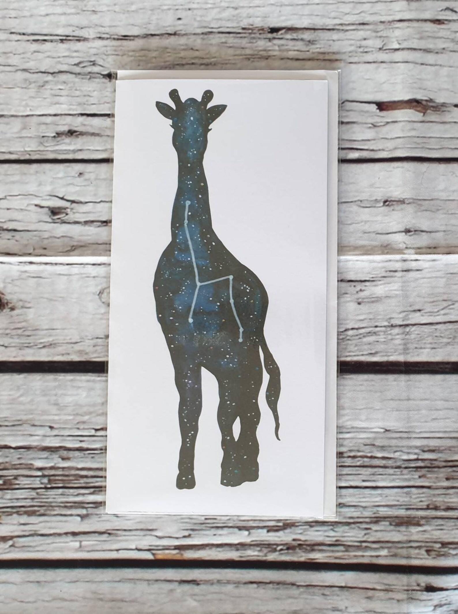 Giraffe Star Animal Constellation Cards and Prints | Etsy