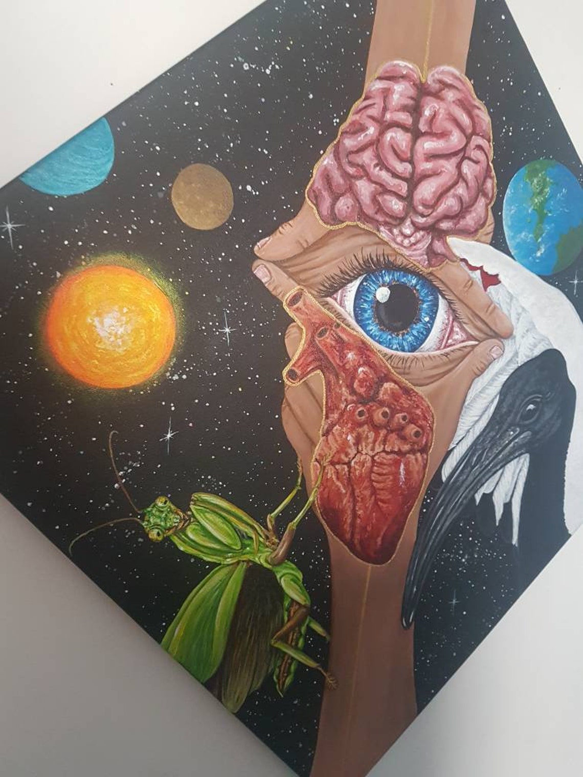 Spiritual Art Painting awakened Heart Awakened Mind | Etsy