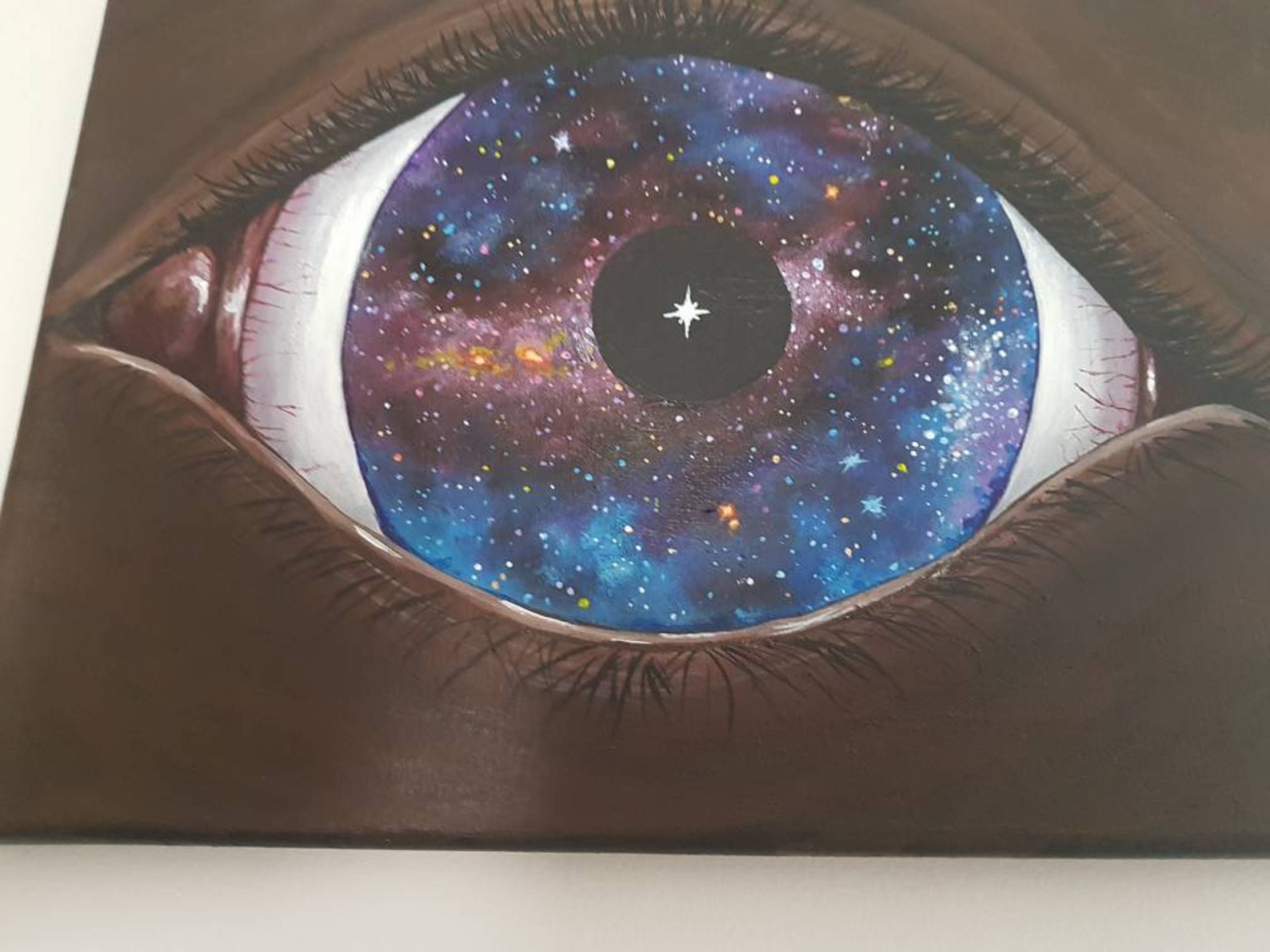 Cosmic Art eye of the Universe Spiritual Artwork | Etsy