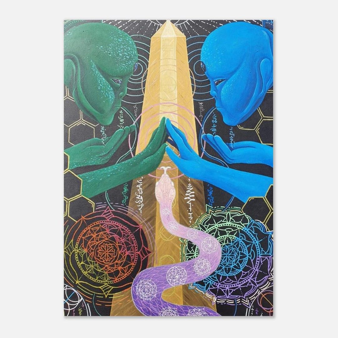 Spiritual and Cosmic Art "kundalini Connection" - Chakra Healing Art ...