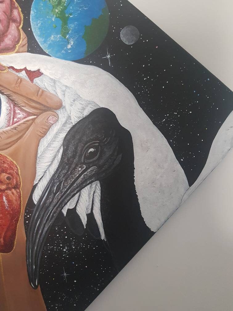 Spiritual Art Painting awakened Heart Awakened Mind | Etsy