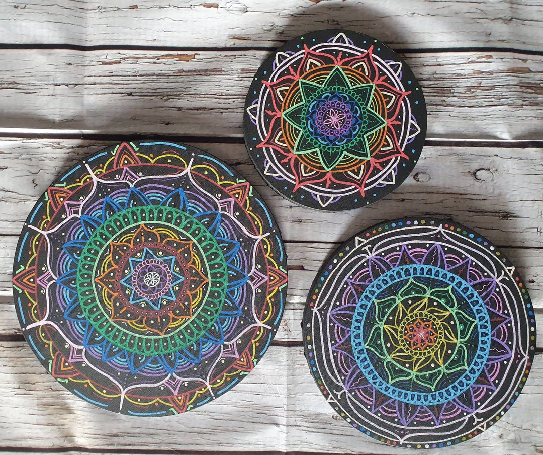 Mandala Art - Original Spiritual Painting, Healing Artwork, Mandalas - Etsy