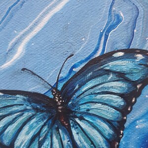 Crystal Butterfly Original Artwork - Hand Painted Butterfly and ...