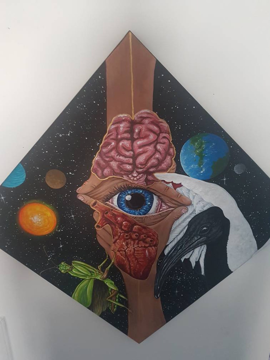 Spiritual Art Painting awakened Heart Awakened Mind | Etsy