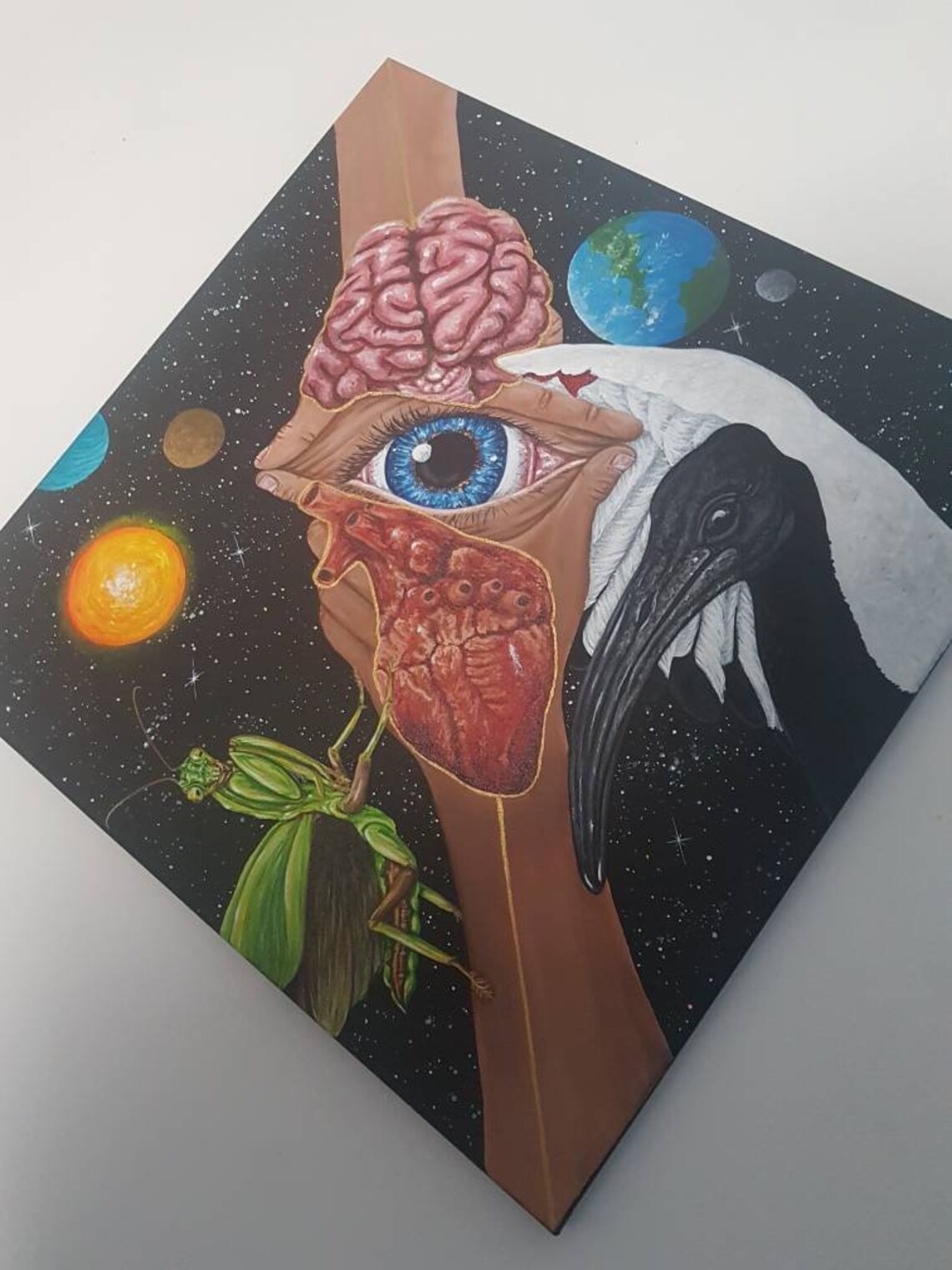 Spiritual Art Painting awakened Heart Awakened Mind | Etsy