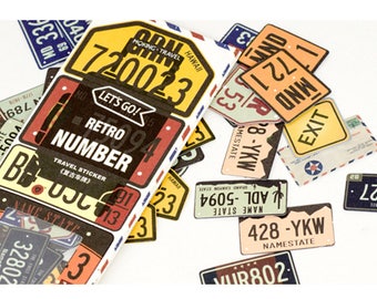 Plate sticker | Etsy