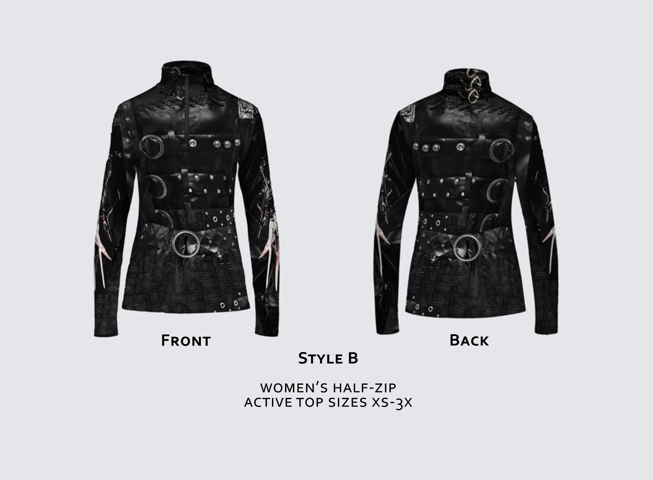 Scissorhands Gothic Cosplay Activewear Top or Sweater - Etsy