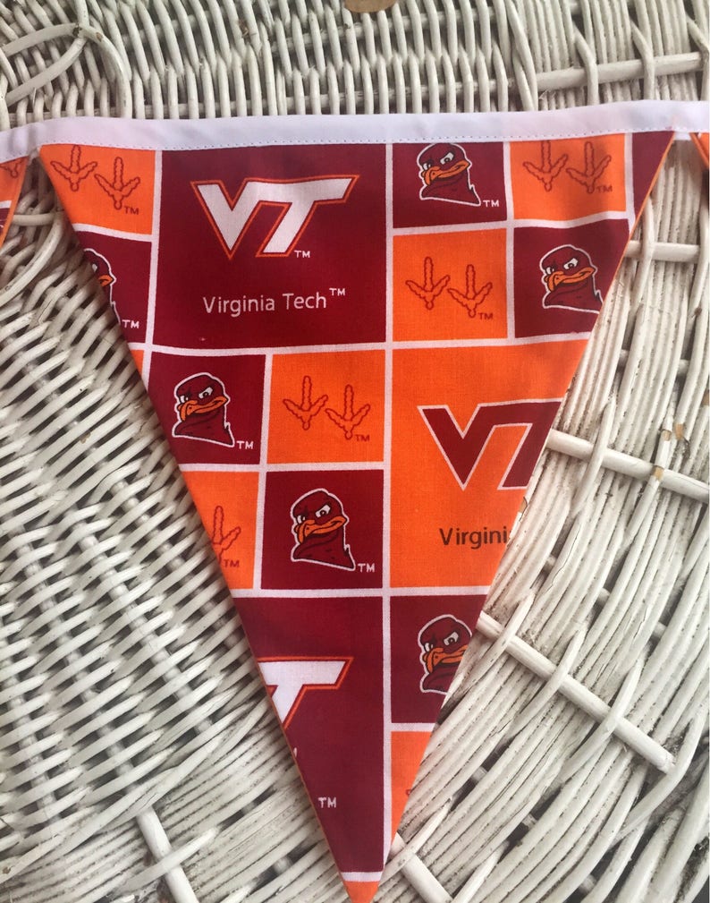 Virginia Tech Banner - Etsy