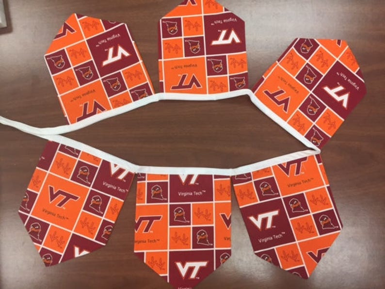 Virginia Tech Banner - Etsy