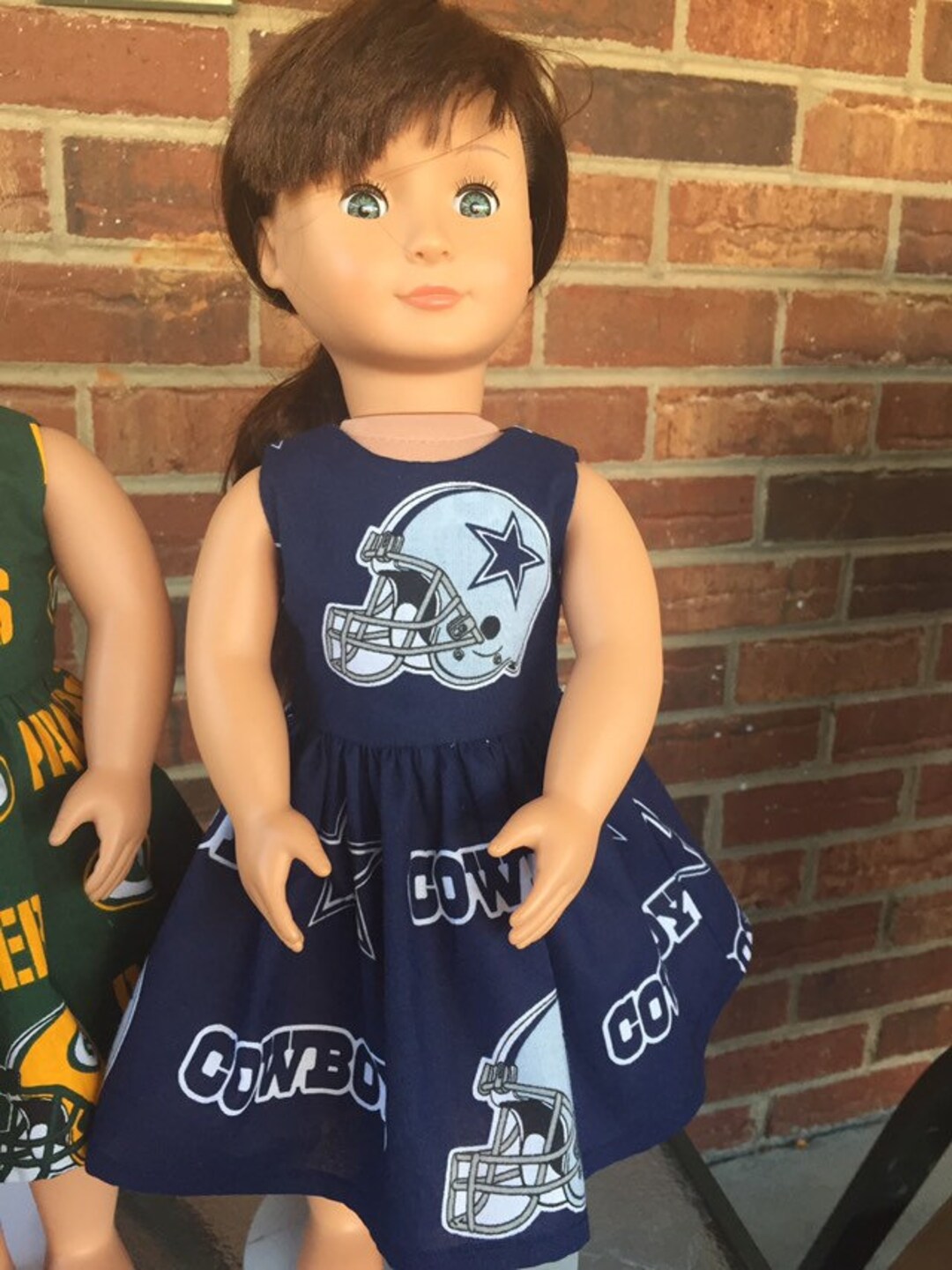 NFL Doll Dress & Backpack Saints or Dallas for America Girl - Etsy