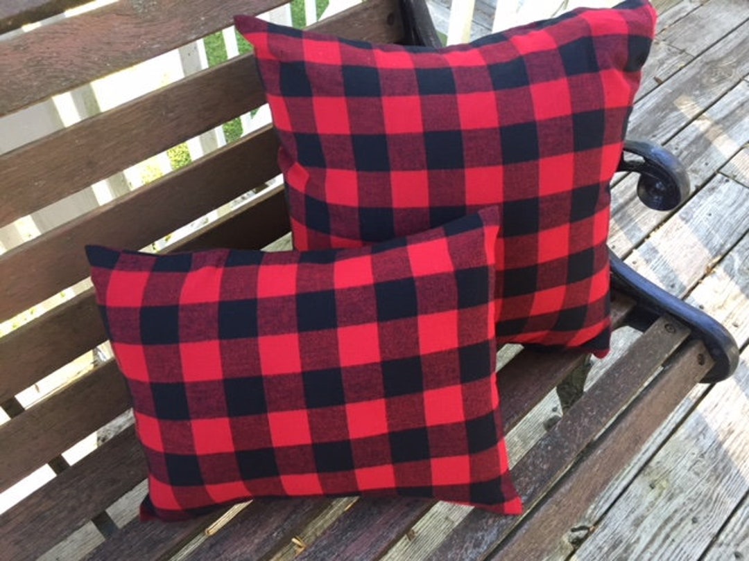 Buffalo Check Pillow Covers - Etsy