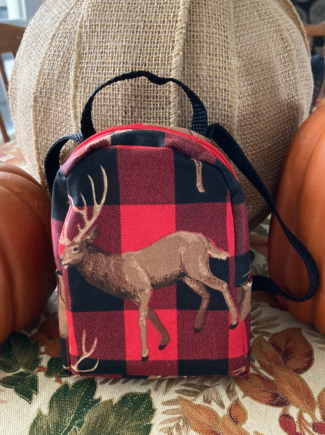 Buffalo Check Miniature Backpacks - Etsy