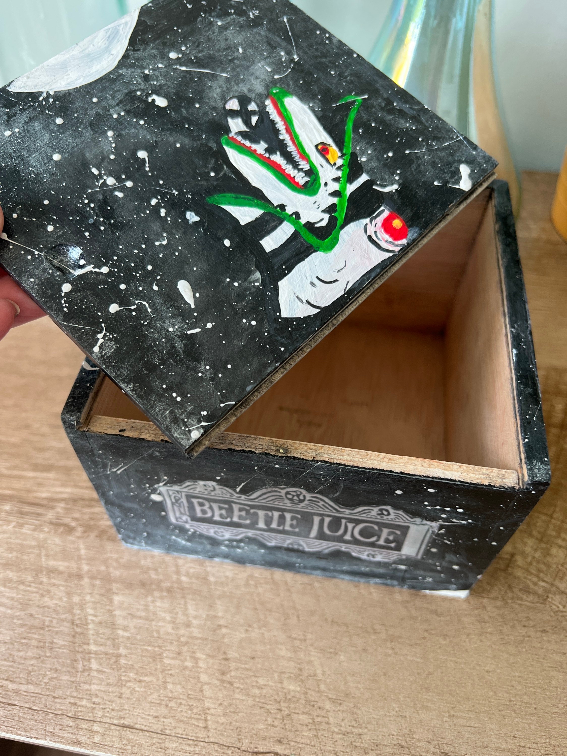 Beetlejuice Sandworm Box Stash Box - Etsy