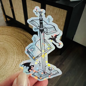 ACOTAR Smut Fantasy Book Lover Fantasy Reader Sticker Suriel Tea in ...