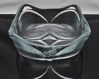 Square Crystal Bowl - Etsy