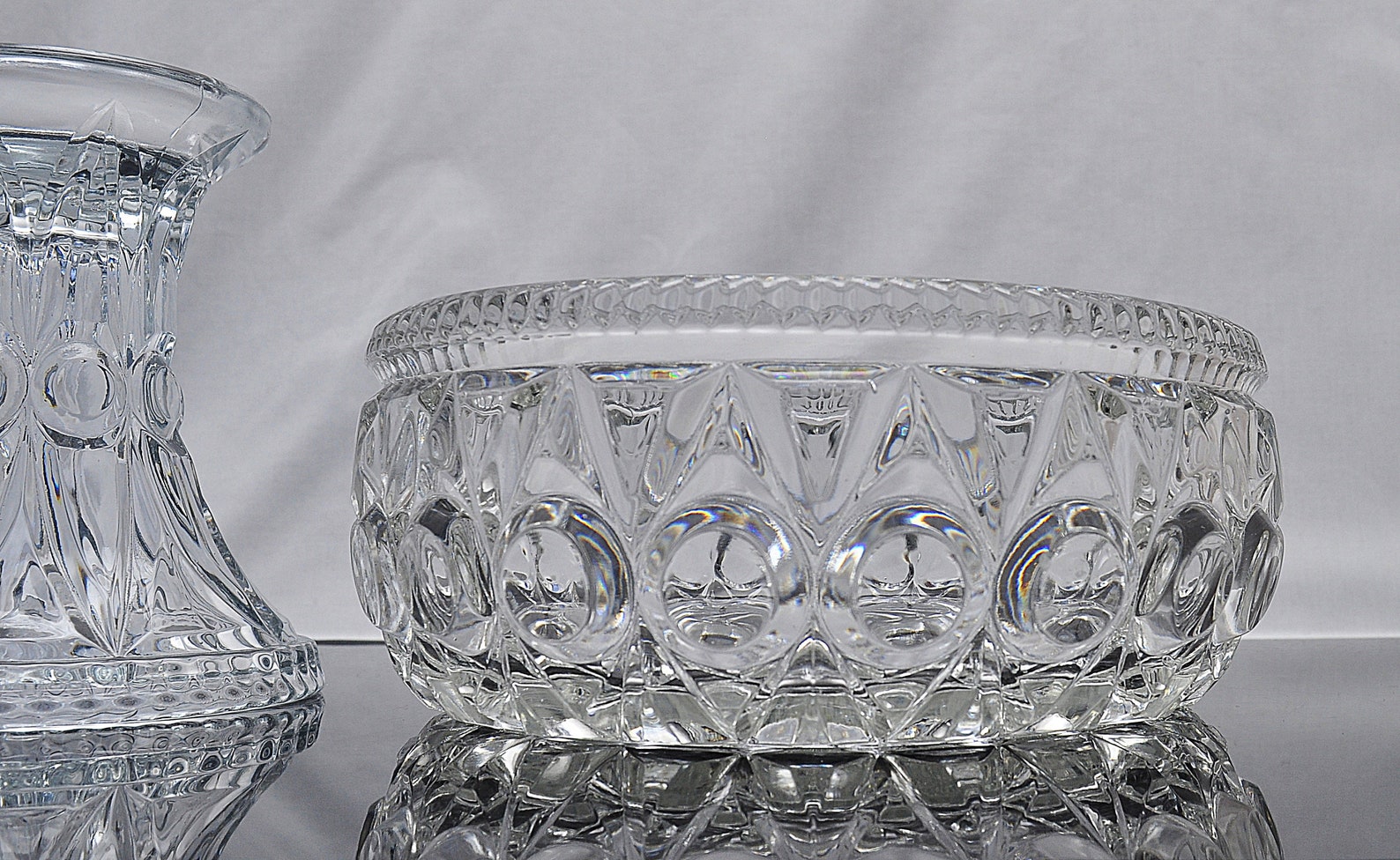 Art Deco Bagley Glass Empress Bowl & Glass Plinth Rare - Etsy