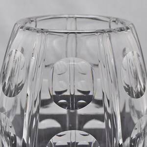 Stuart Crystal Sphere Cut Barrel Vase C1950s - Rare - Etsy UK