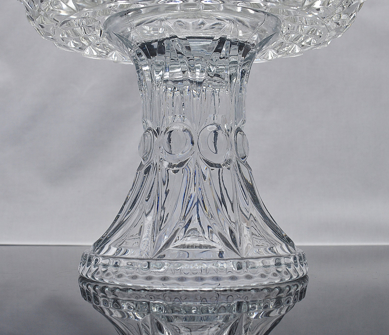 Art Deco Bagley Glass Empress Bowl & Glass Plinth Rare - Etsy