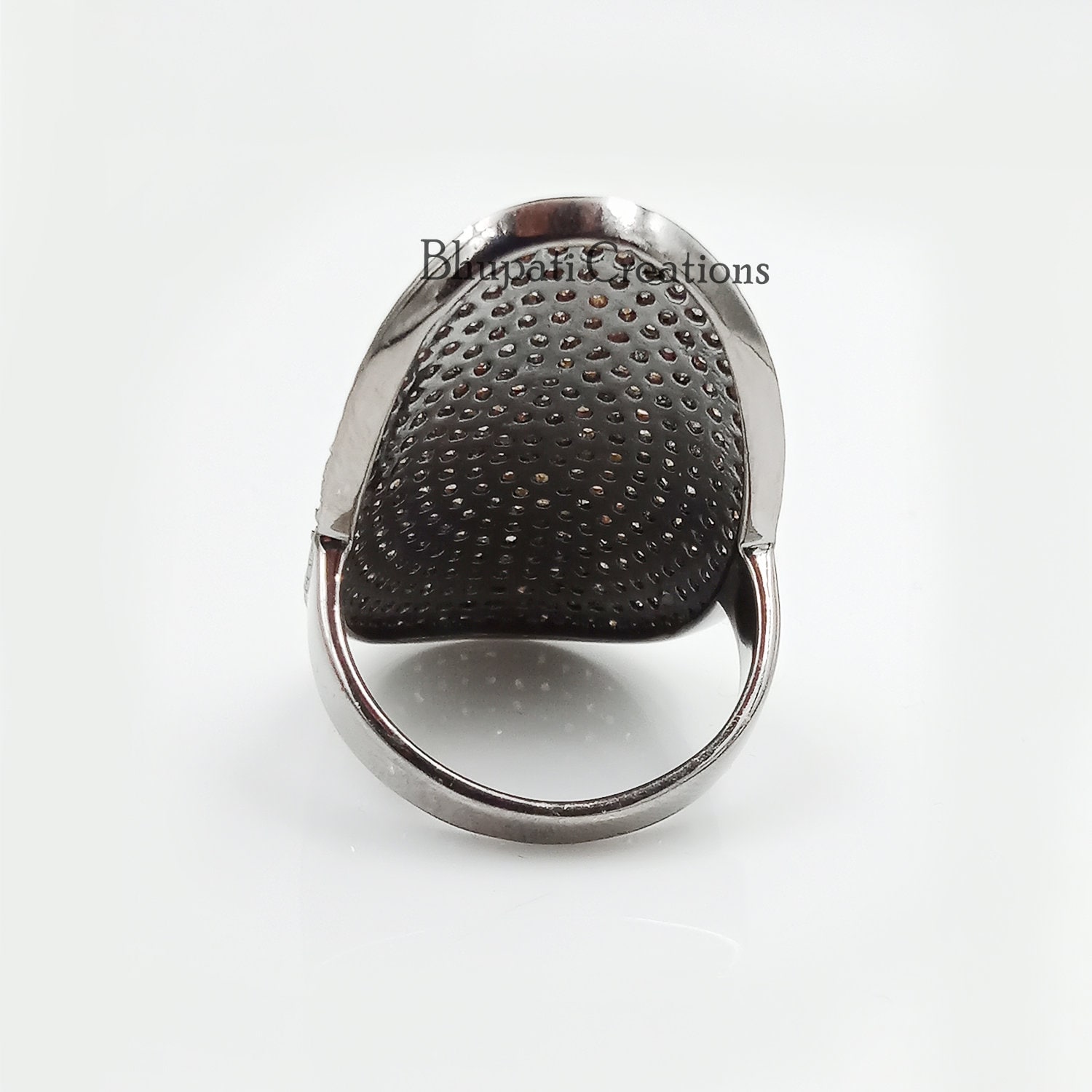 Micro Pave Diamond Women Rings Handmade Designer Diamond - Etsy