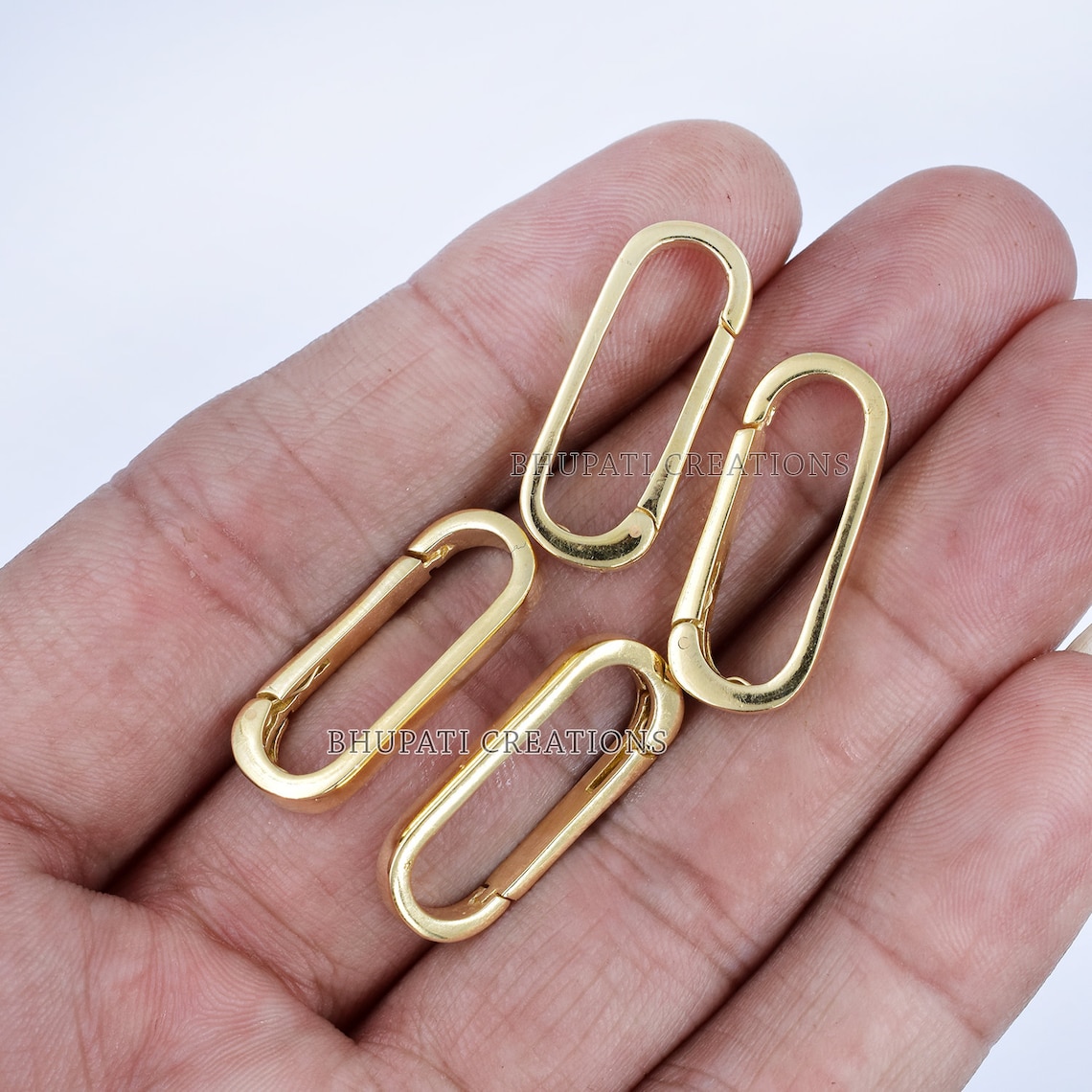 Handmade 14K Yellow Gold Vintage Clasp Lock, 25x10 Mm - Etsy