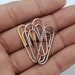 Jewelry Paper Clip, Plain Paper Clip Connector, 14k Gold Veremeil Paper ...