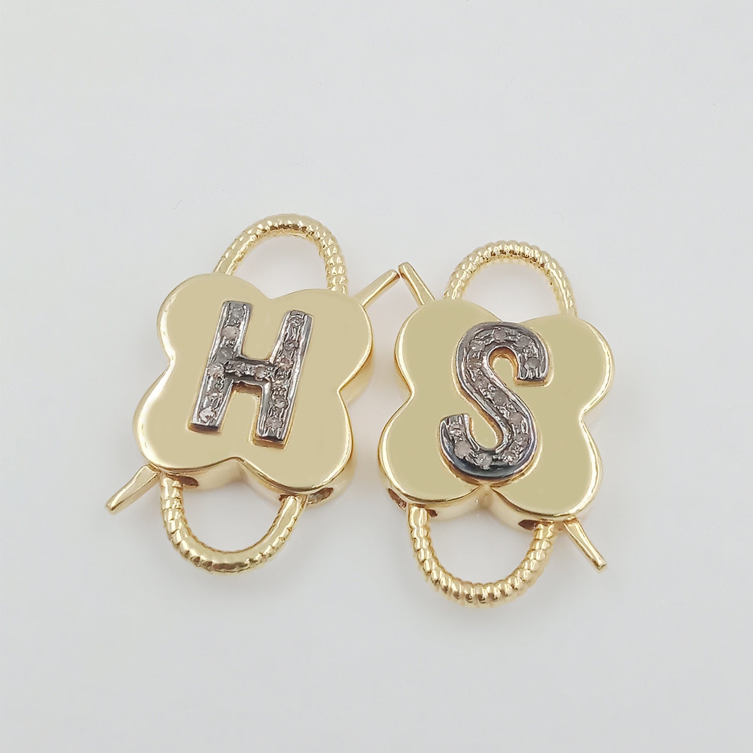 14k Gold Plated Padlock Jewelry Padlock Single Letter - Etsy