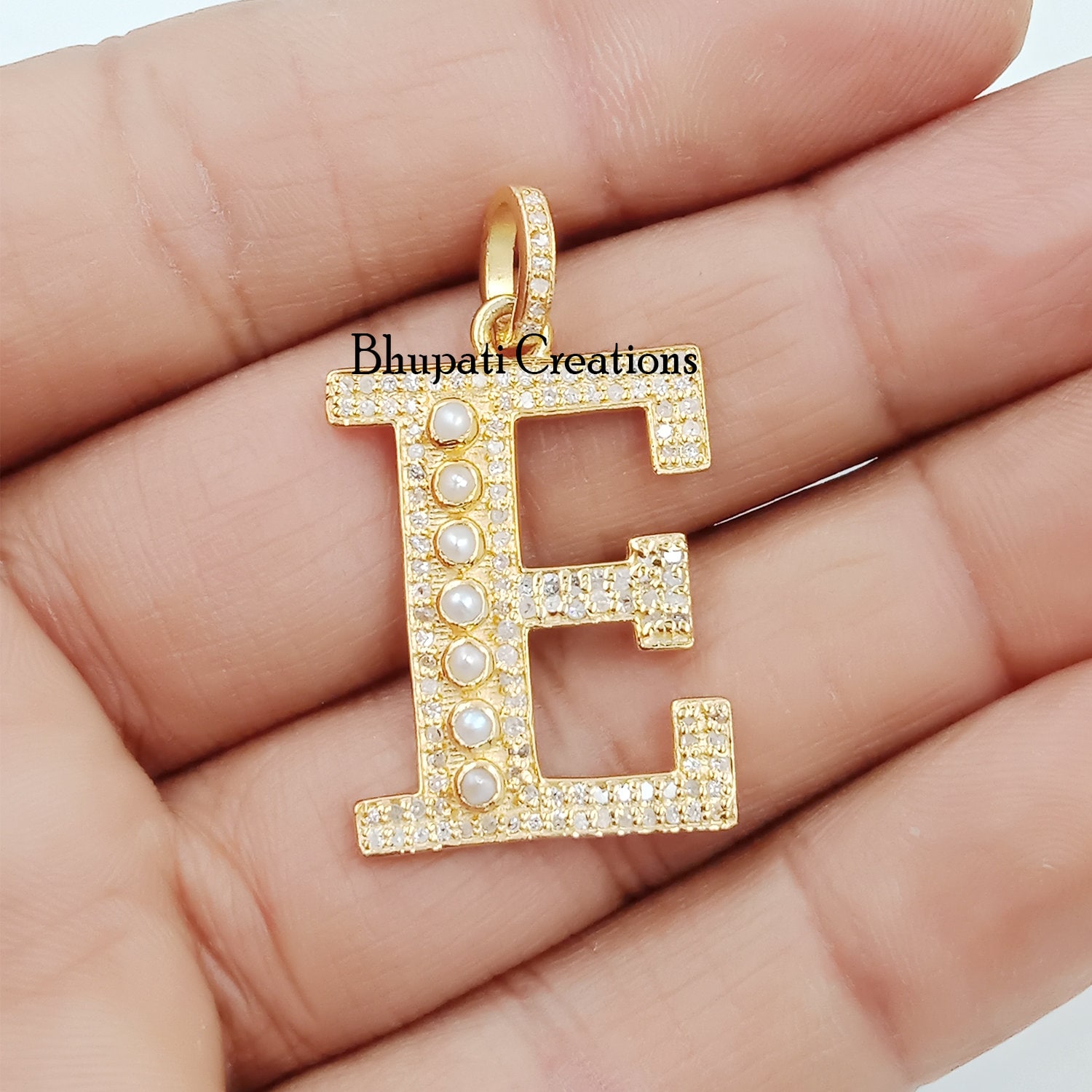 Diamond Bling Letters E