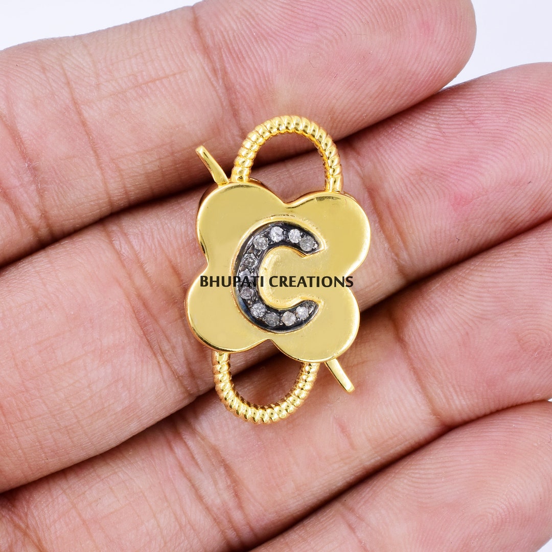 Custom Letter Padlock, C Letter Padlock, Initial Padlock, Diamond ...