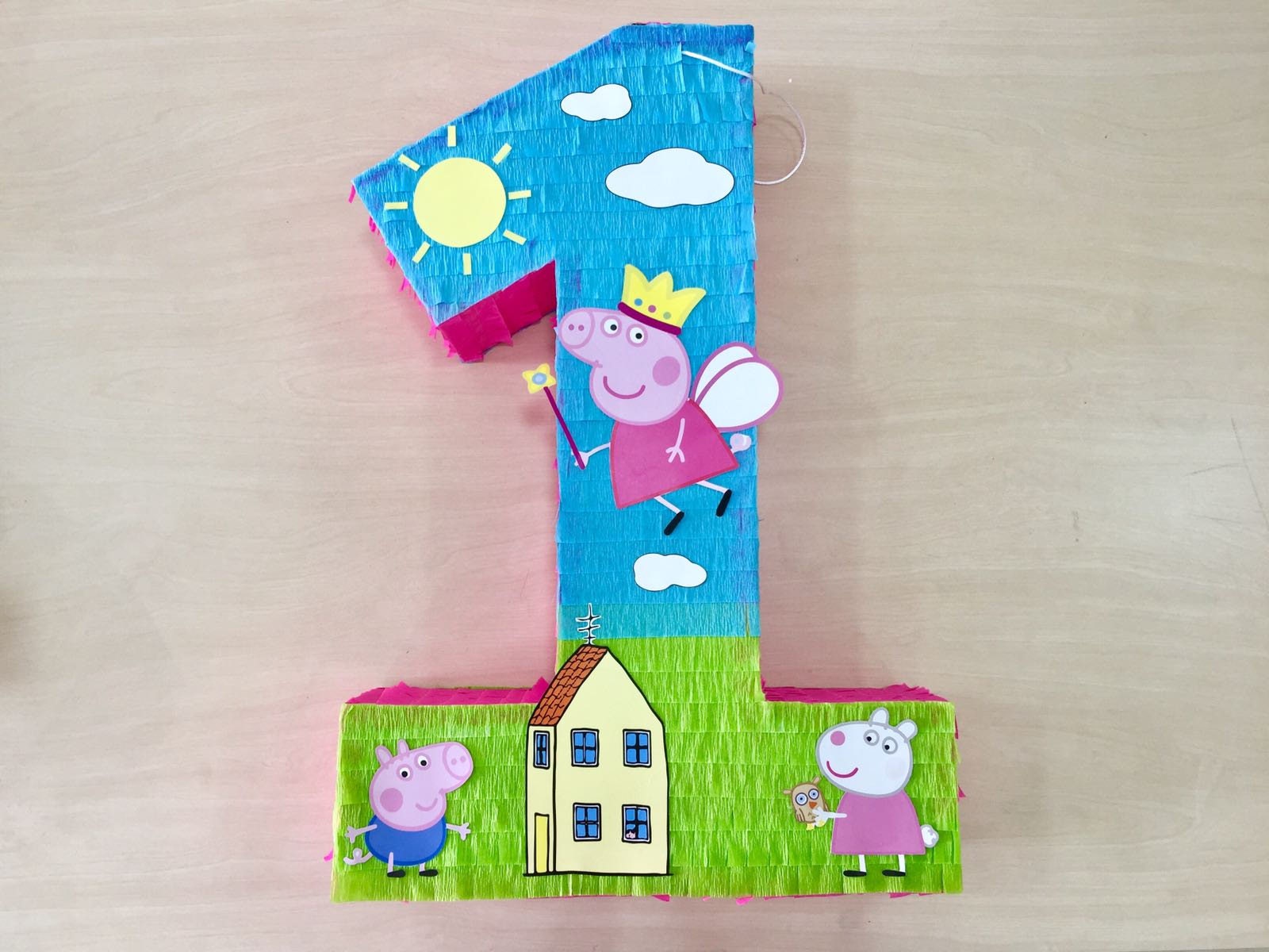 Piñata de Peppa Pig - Etsy España