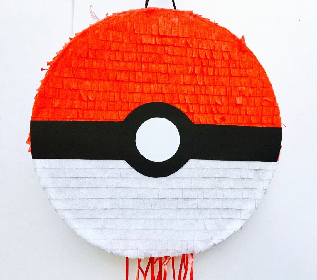 Pokeball Piñata (pokemon) - Etsy