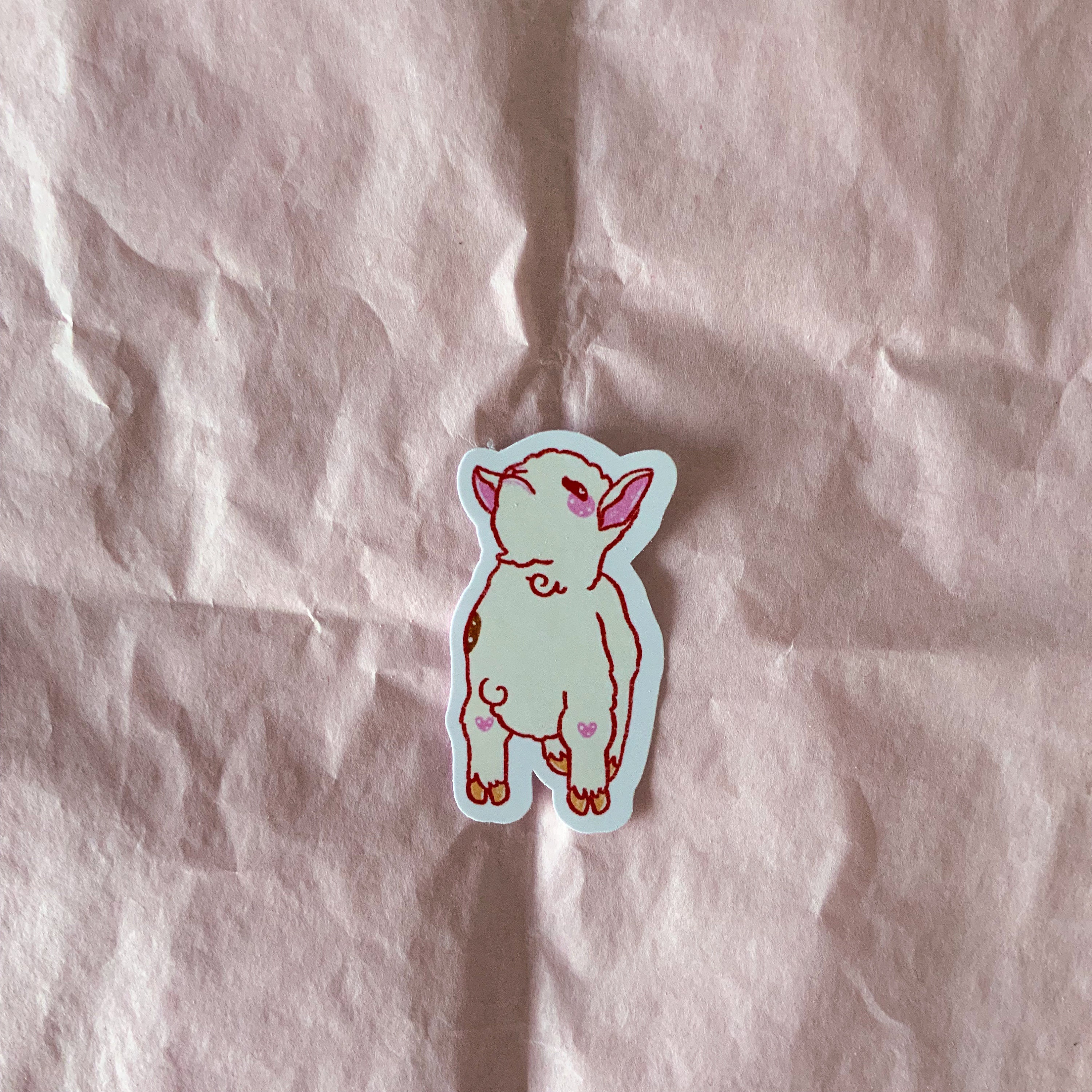 Adorable Smug Goat Meme Sticker/magnet Set Skizzenfuchs - Etsy