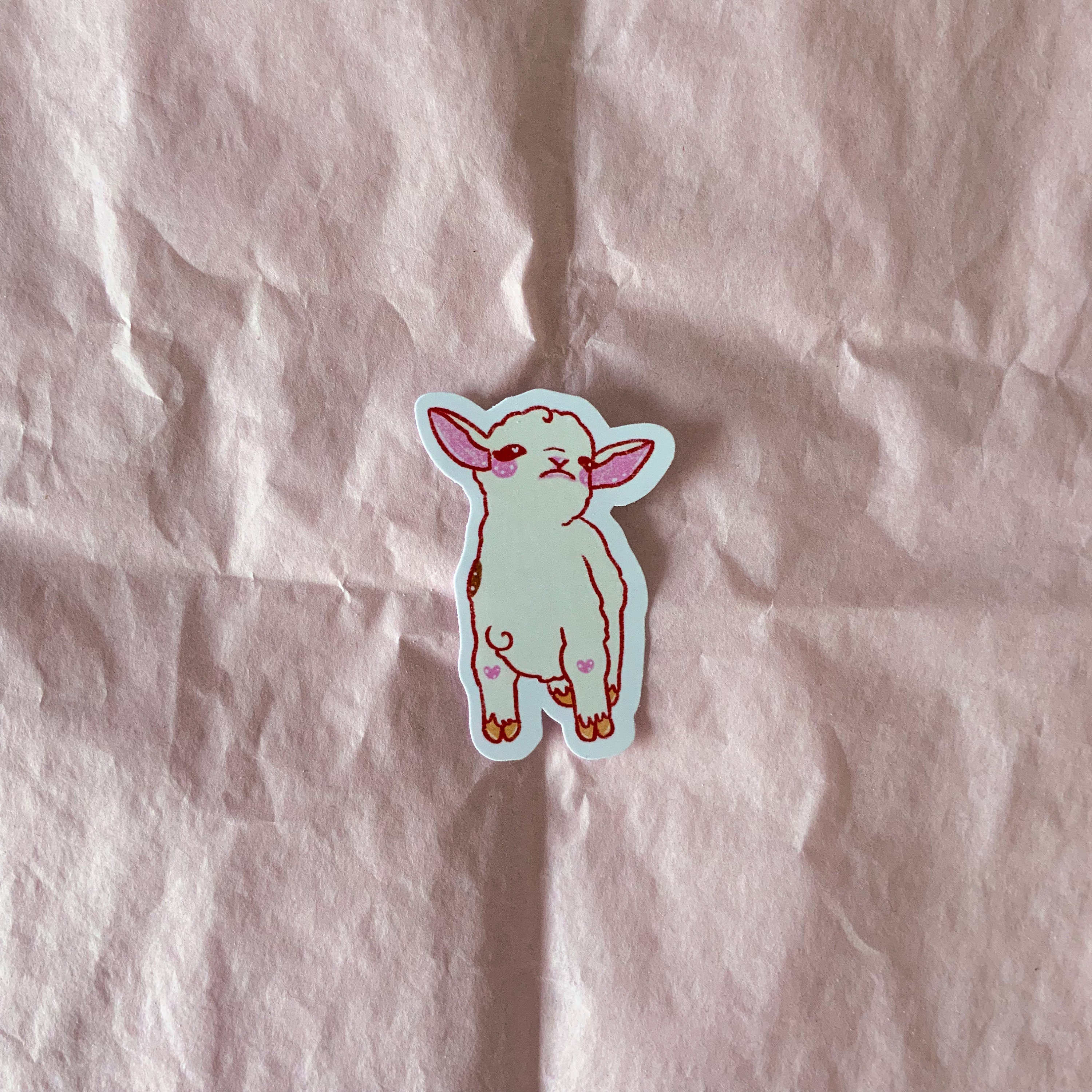 Adorable Smug Goat Meme Sticker/magnet Set Skizzenfuchs - Etsy