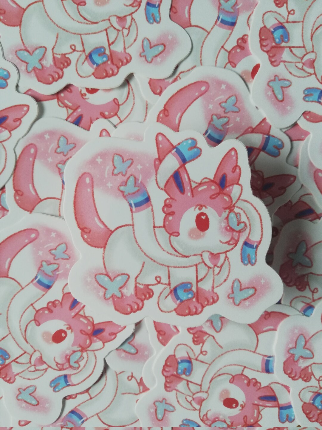 Sylveon Vinyl Sticker Eeveelution Stickers Eeveelution Vinyl Sticker ...