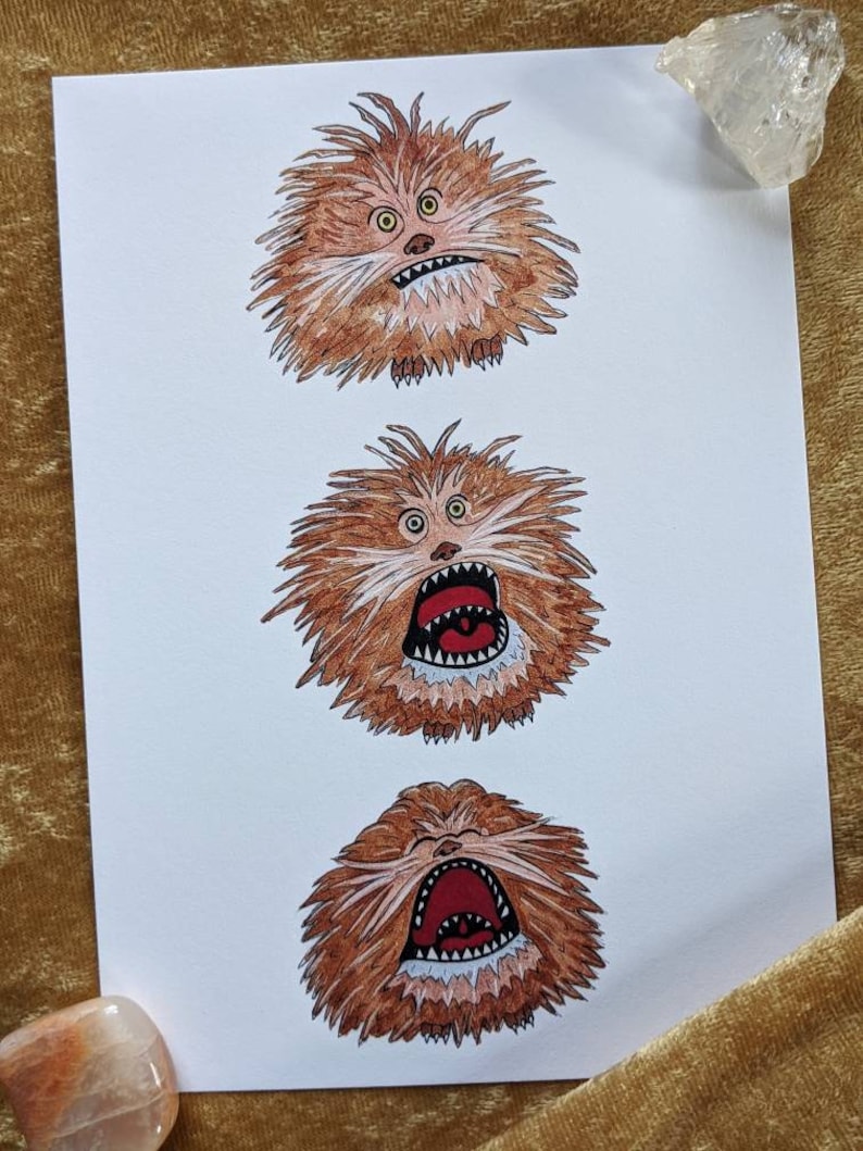 The Phases of Fizzgig Art Print-the Dark Crystal-fantasy | Etsy