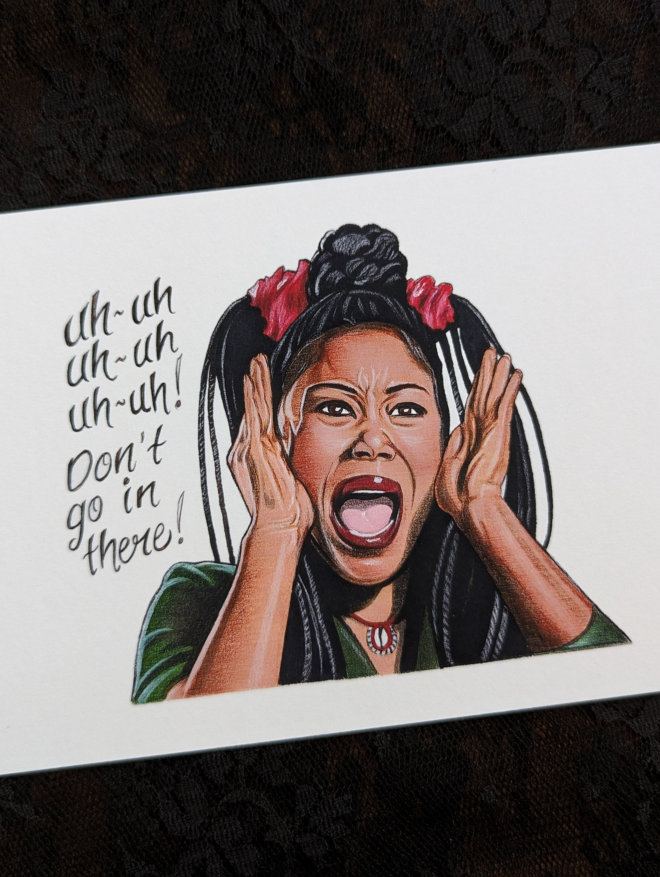 Brenda From Scary Movie Art Print - Regina Hall - Horror Comedy - Etsy