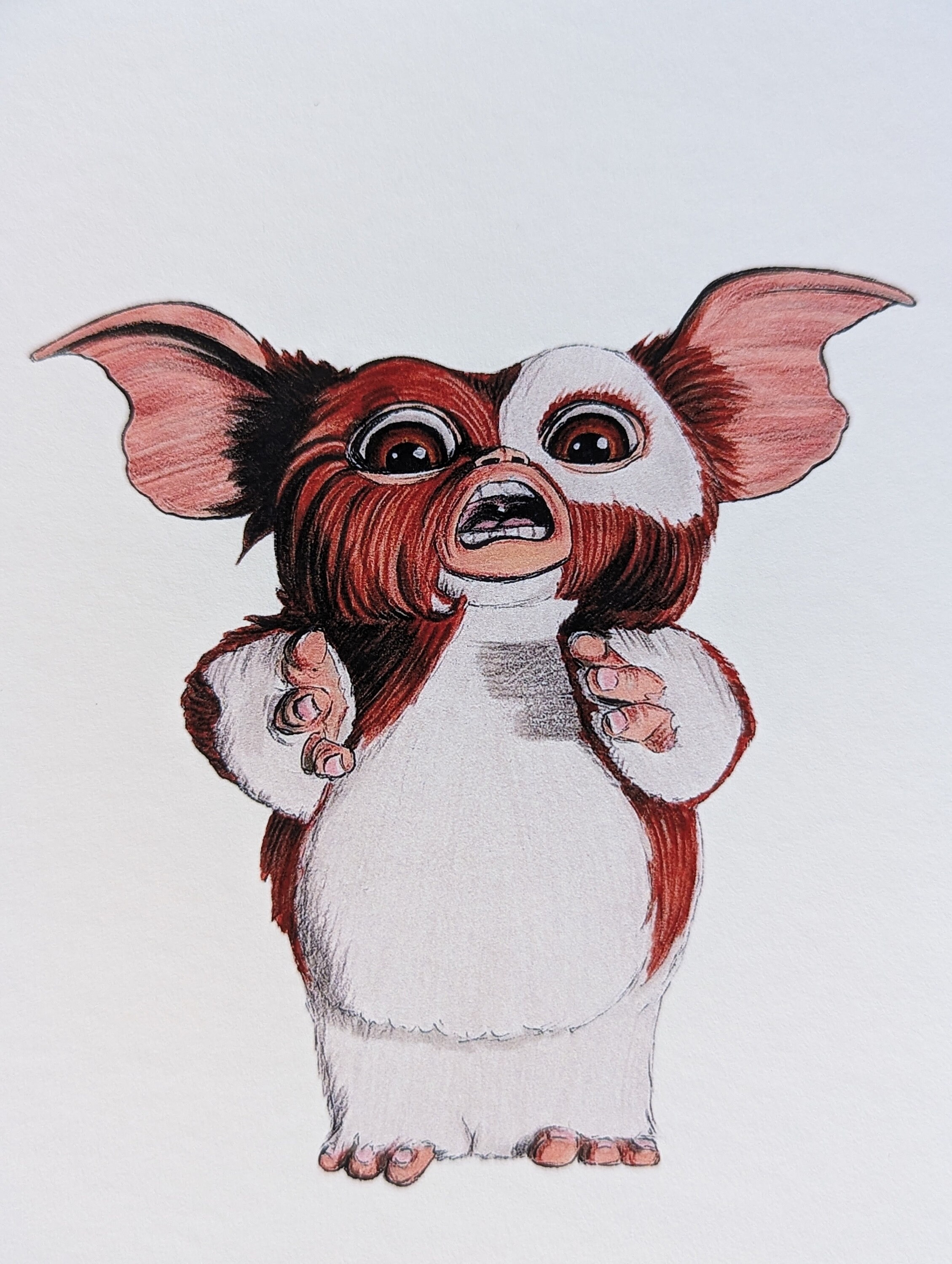 Gizmo Art Print - Gremlins - Horror Art - Etsy