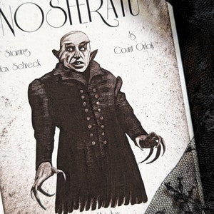 Nosferatu Art Print - Gothic Horror - Count Orlok - Etsy