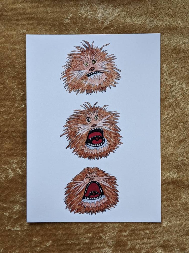 The Phases of Fizzgig Art Print-the Dark Crystal-fantasy | Etsy
