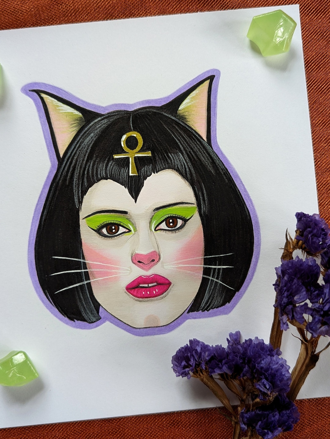 Miss Kitty Original Artwork - Monkeybone - Rose Mcgowan - Illustration ...