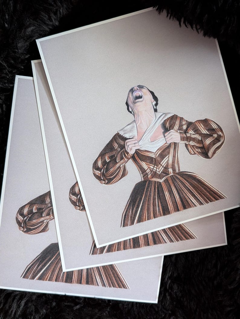 Nosferatu Art Print - Ellen Hutter - Gothic Horror - Robert Eggers ...