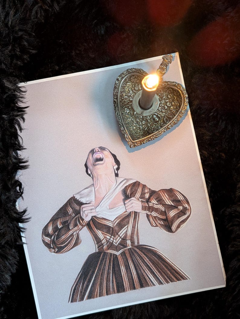 Nosferatu Art Print - Ellen Hutter - Gothic Horror - Robert Eggers ...