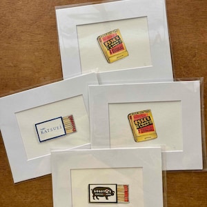 Custom Matchbook Watercolor Painting - Etsy