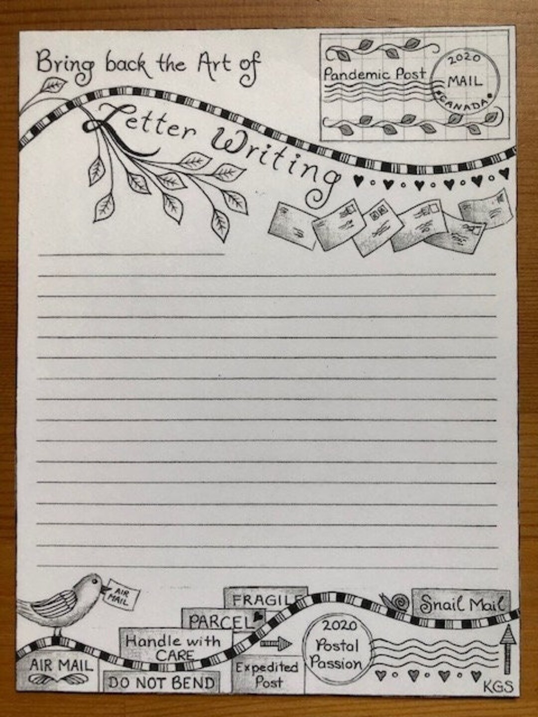 Stationery Set, Letter Writing Paper, Decorative Notepaper the Art of ...