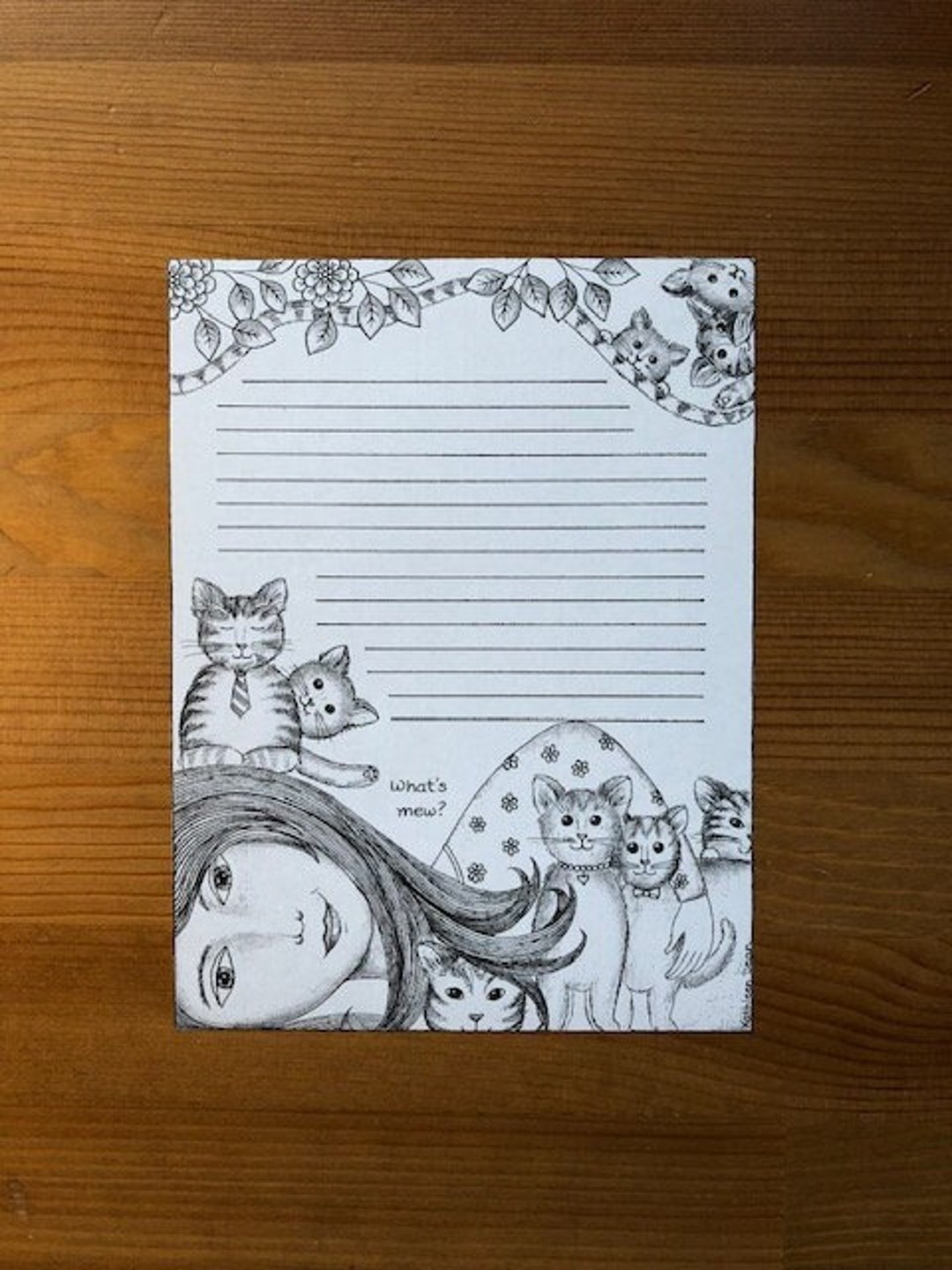 Stationery Set, Letter Writing Paper, Decorative Notepaper: What's Mew ...