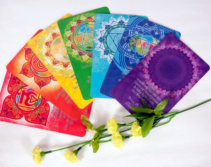 Chakra Affirmation Cards - Etsy