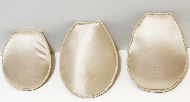 Short Oval Weighted Prosthetic Breast Forms - Bra Inserts - Etsy