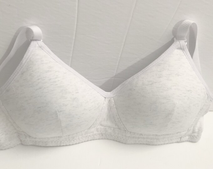 Seamless Cotton Fully Padded Cups Mastectomy or Teen Bra 30-32B - Etsy