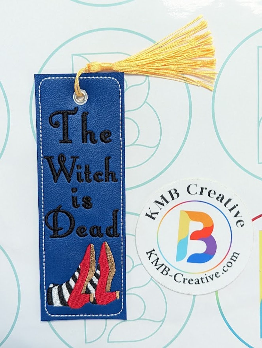 The Witch is Dead Bookmark Inspired Embroidered Vinyl Bookmark With ...