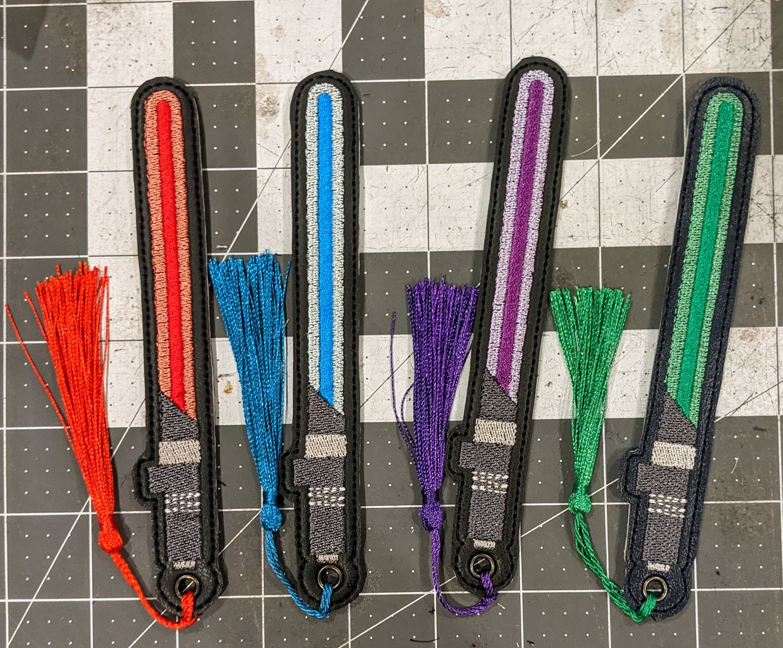 Space Battles Sword Weapon Vinyl Bookmark With Tassel - Etsy